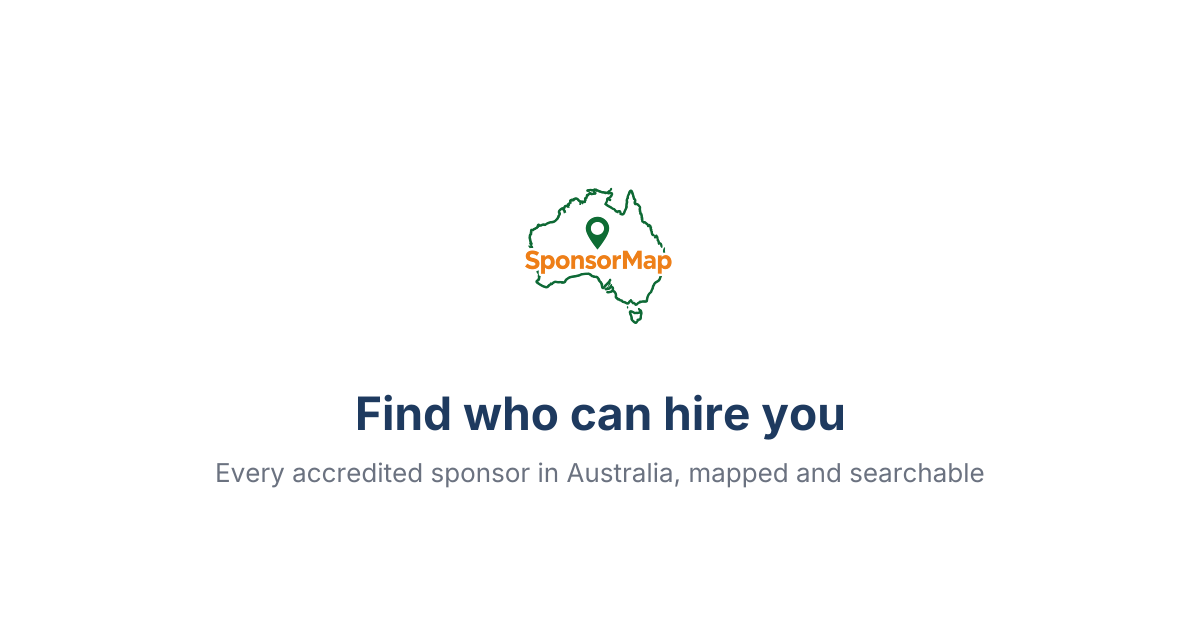 How to Find a Visa Sponsor in Australia (2026 Guide) — SponsorMap